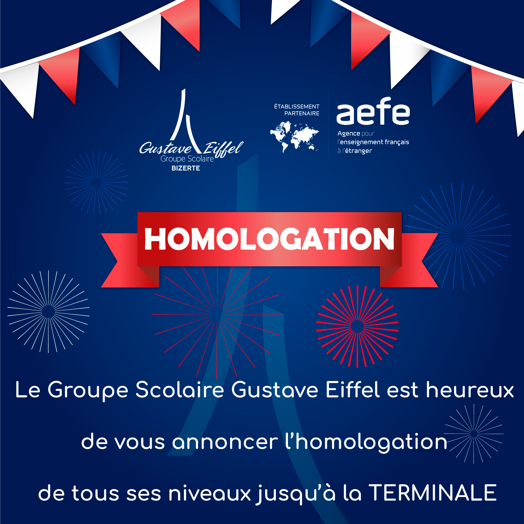 Homologation de tous les niveaux – Groupe Scolaire Gustave Eiffel